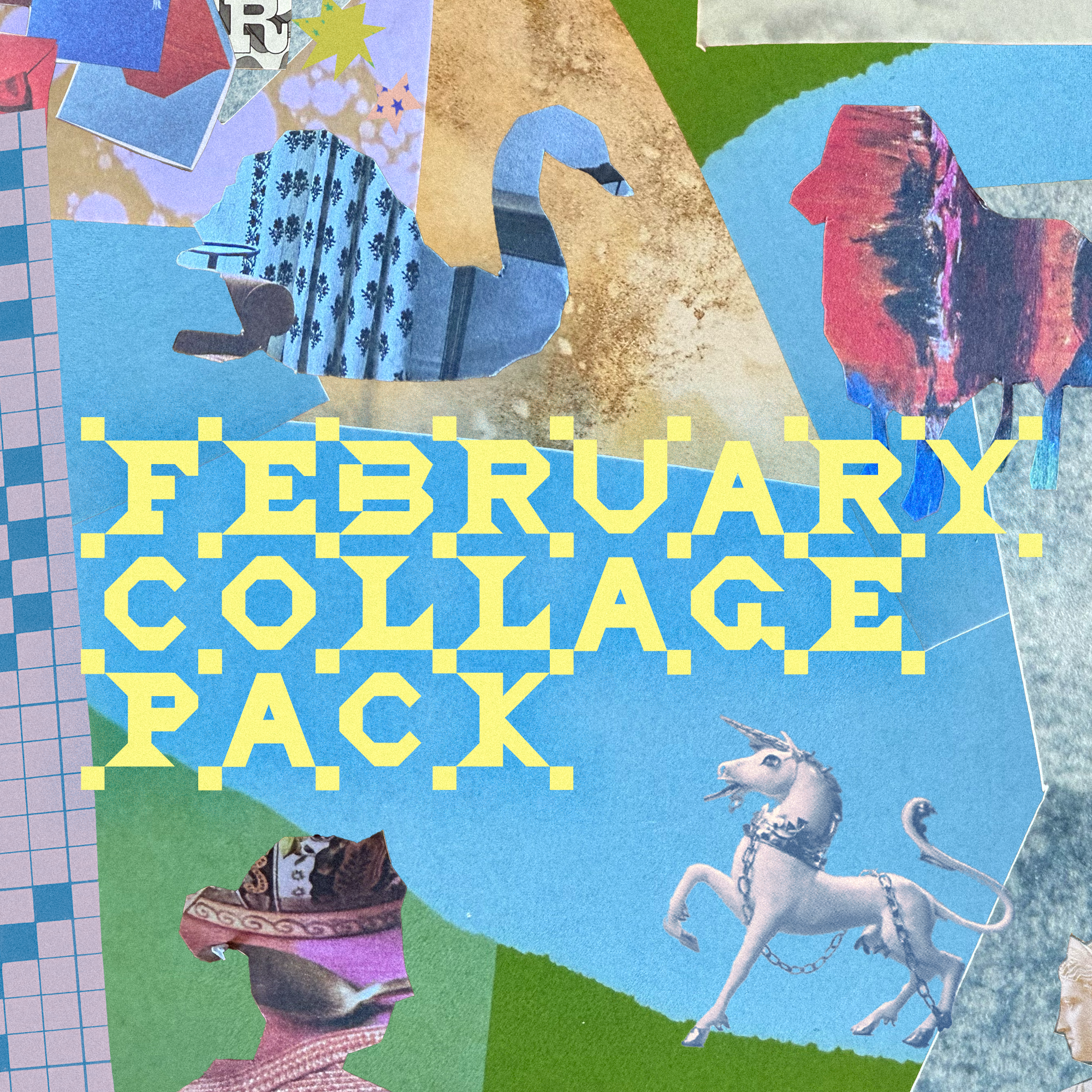 February Collage Megapack (wallpapers included) – Kathleenillustrated